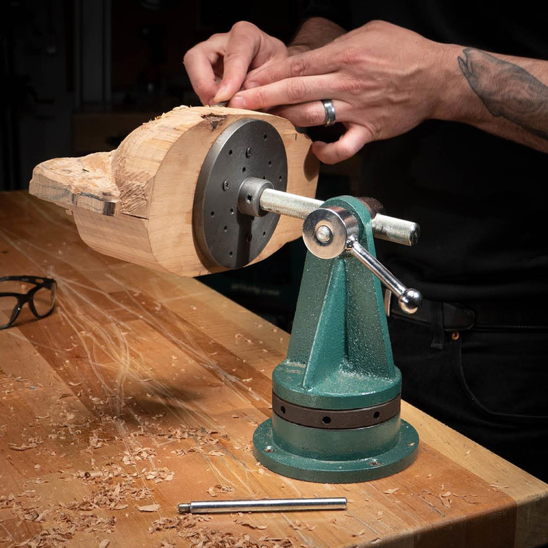 Peaktool spanbok 125 mm met 360 graden montageplaat - Baptist